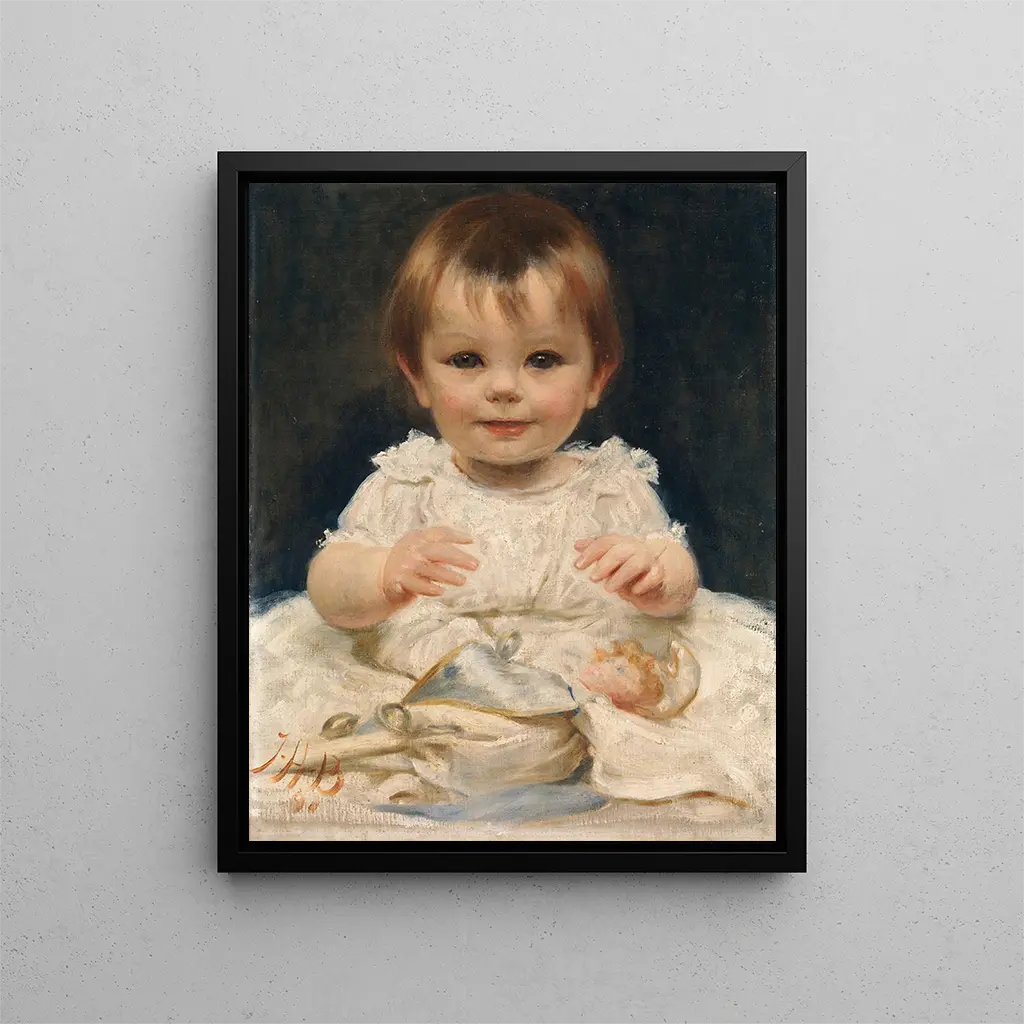 Cuadro Retrato de un niño - Anónimo | Impresión artística – Artem Legrand